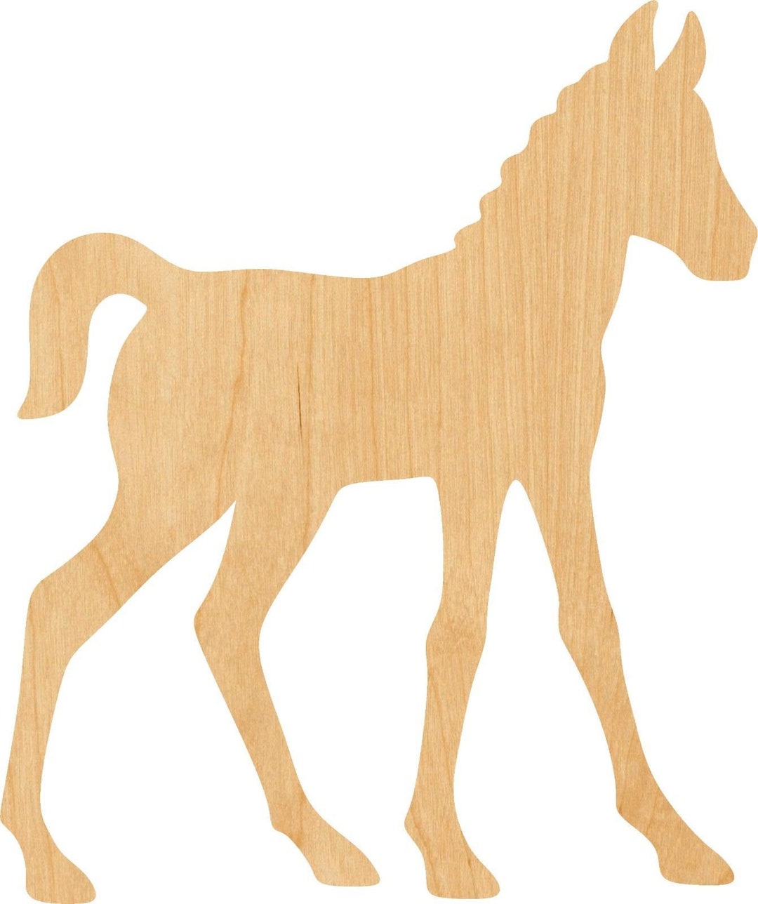 Foal Wooden Laser Cut Out Shape Great for Crafting - Etsy