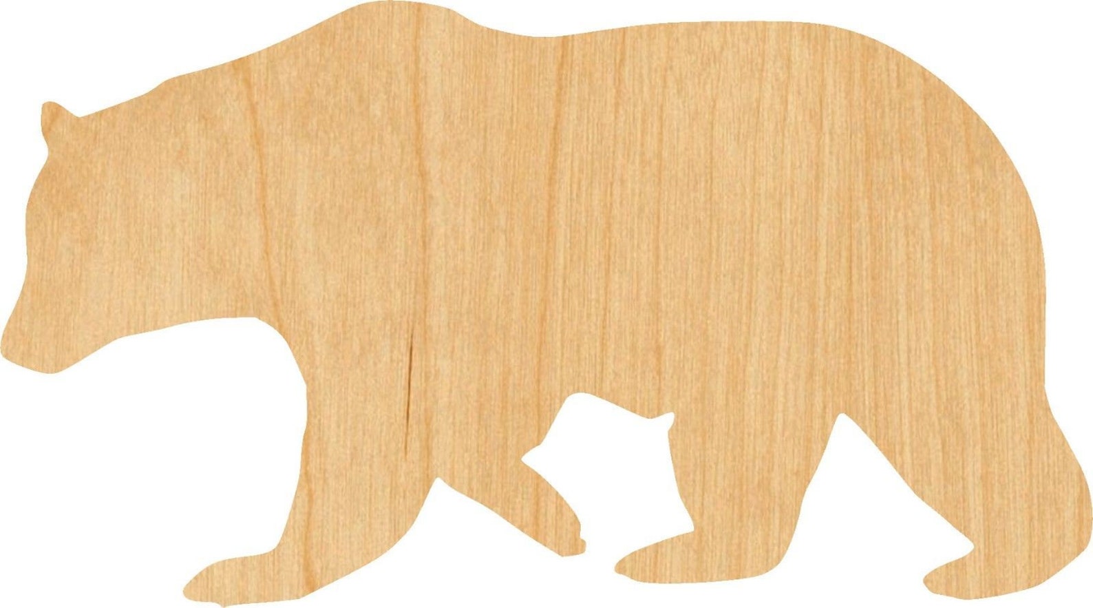 Bear Wooden Laser Cut Out Shape Great for Crafting - Etsy