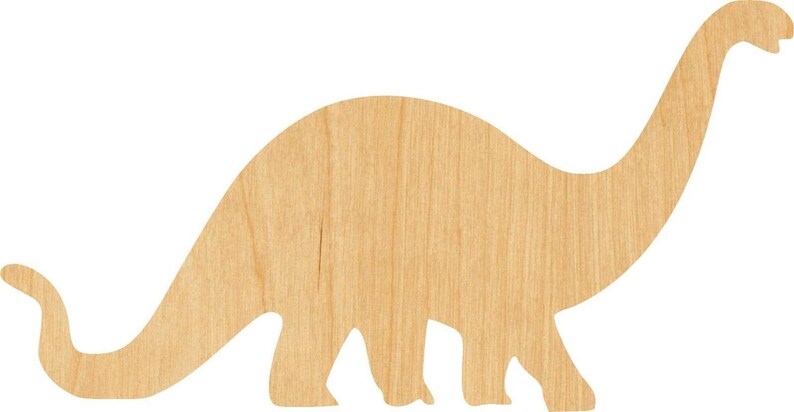 Brontosaurus 1 Wooden Laser Cut Out Shape Great for Crafting | Etsy