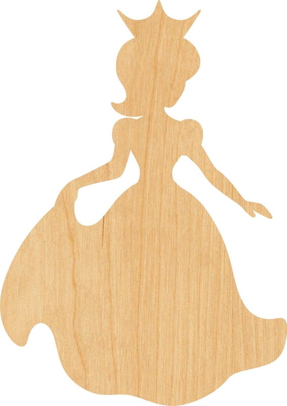 Princess Wooden Laser Cut Out Shape Great for Crafting | Etsy