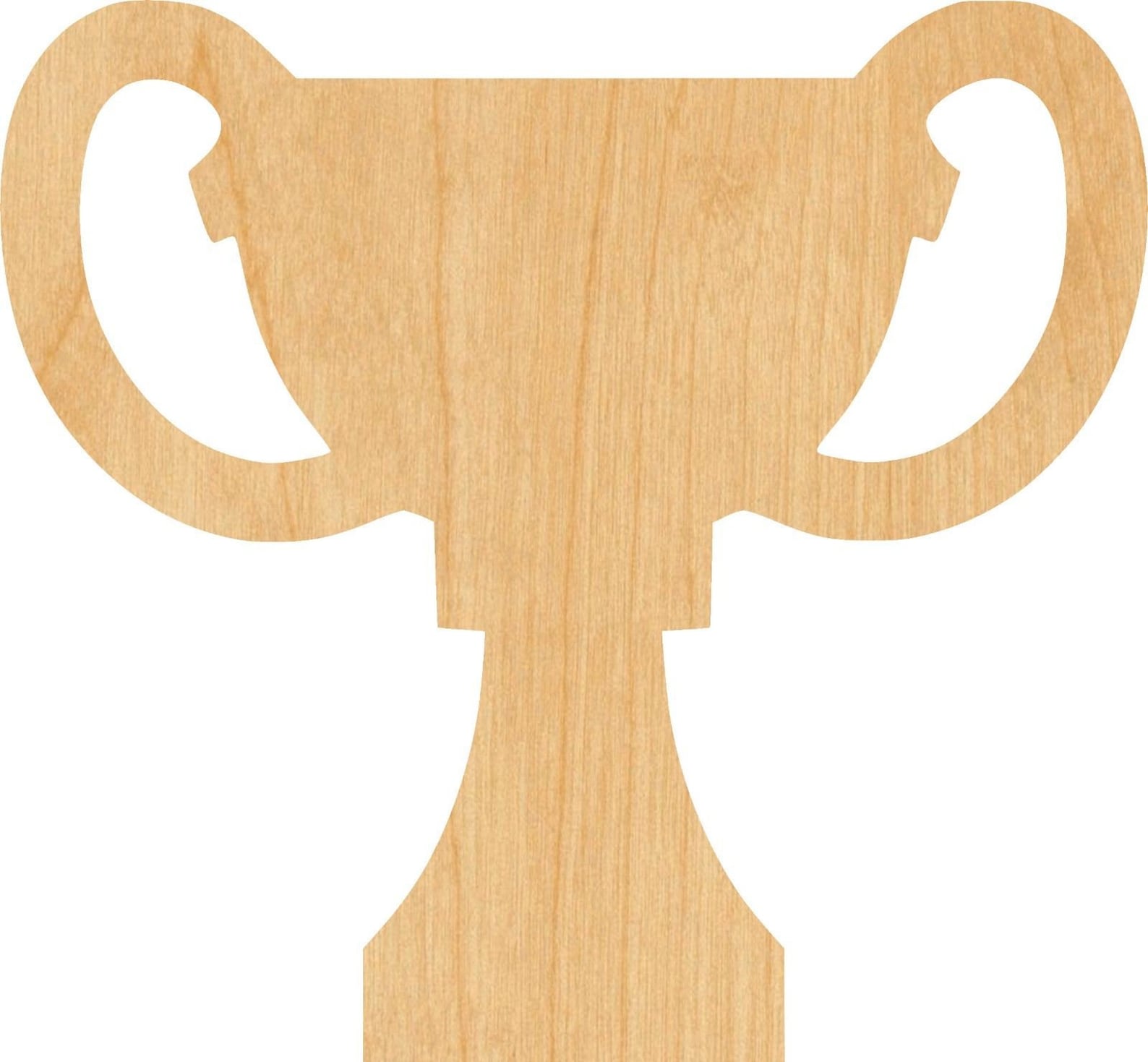 Trophy Wooden Laser Cut Out Shape Great for Crafting | Etsy