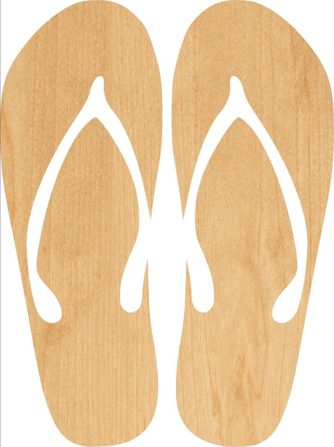 Flip Flop Wooden Laser Cut Out Shape Great for Crafting - Etsy