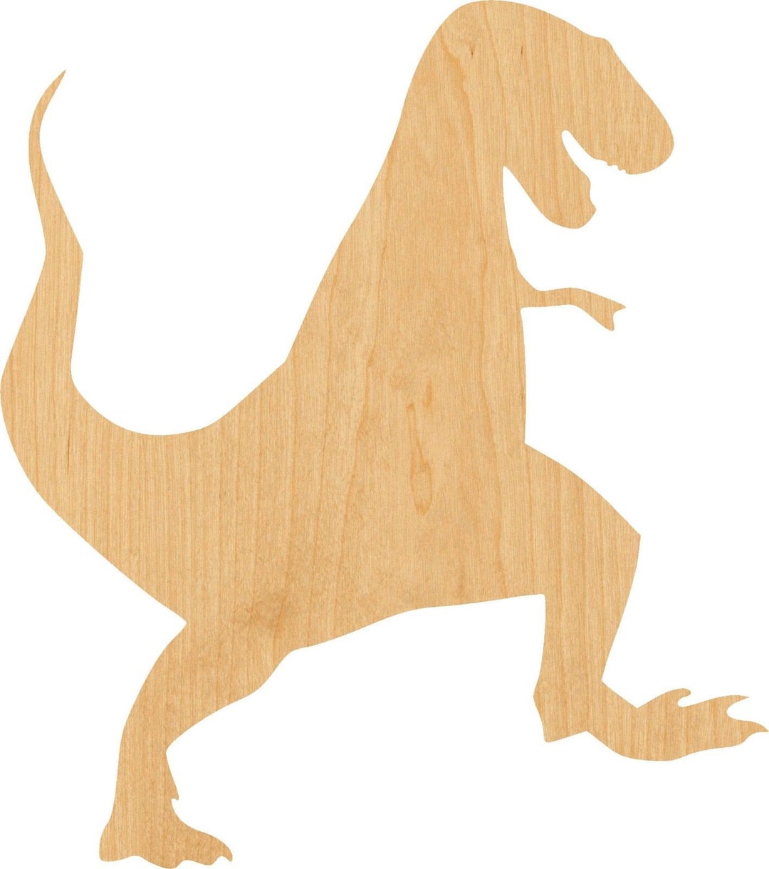 T Rex Wooden Laser Cut Out Shape Great for Crafting - Etsy
