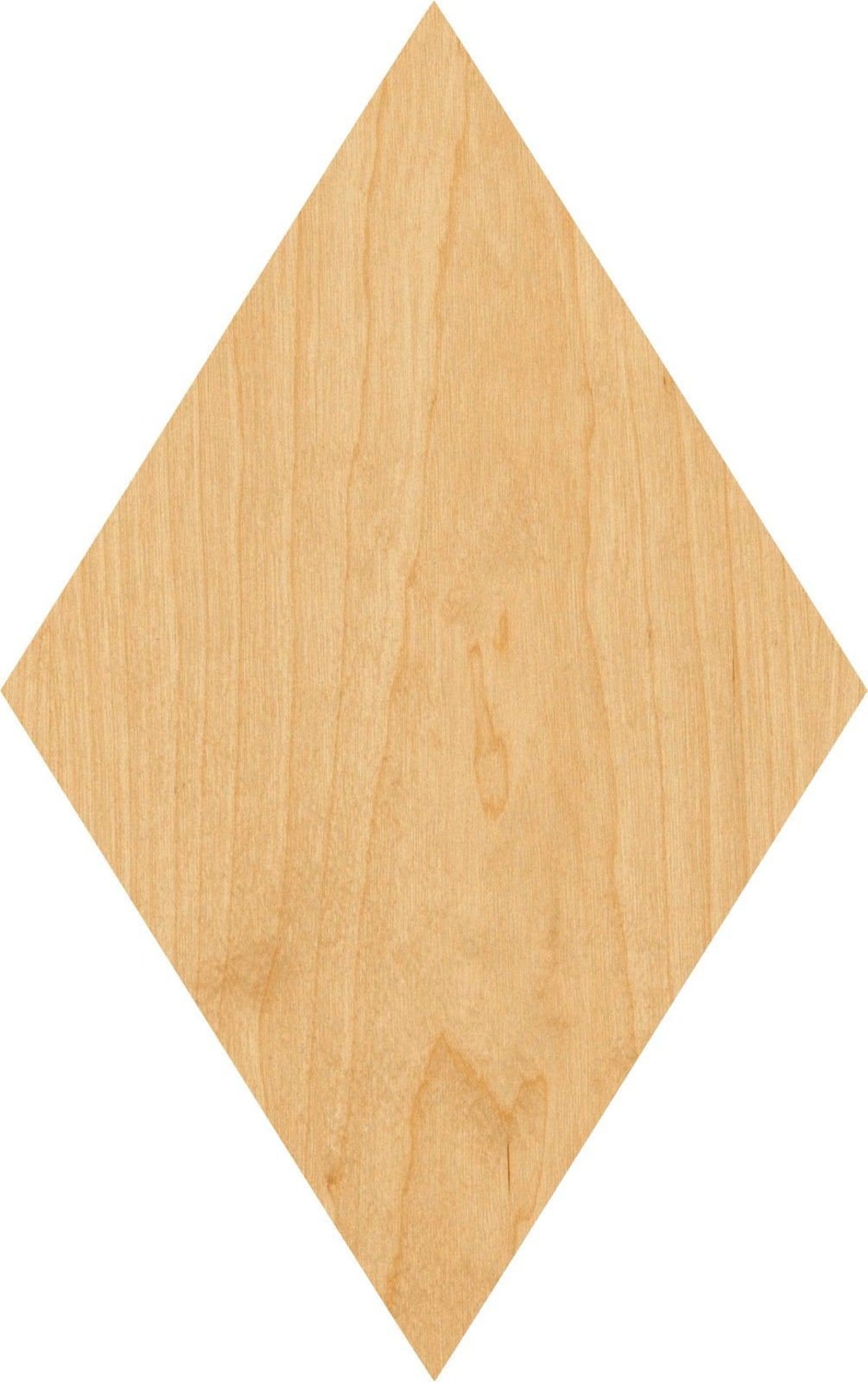Diamond Wooden Laser Cut Out Shape - Great for Crafting - Hobbyist - D ...