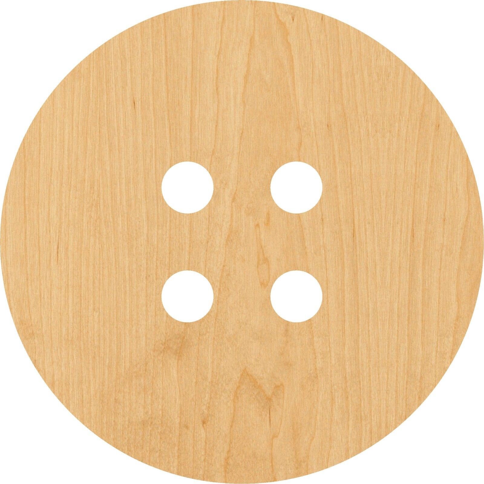 Button Wooden Laser Cut Out Shape Great for Crafting - Etsy UK