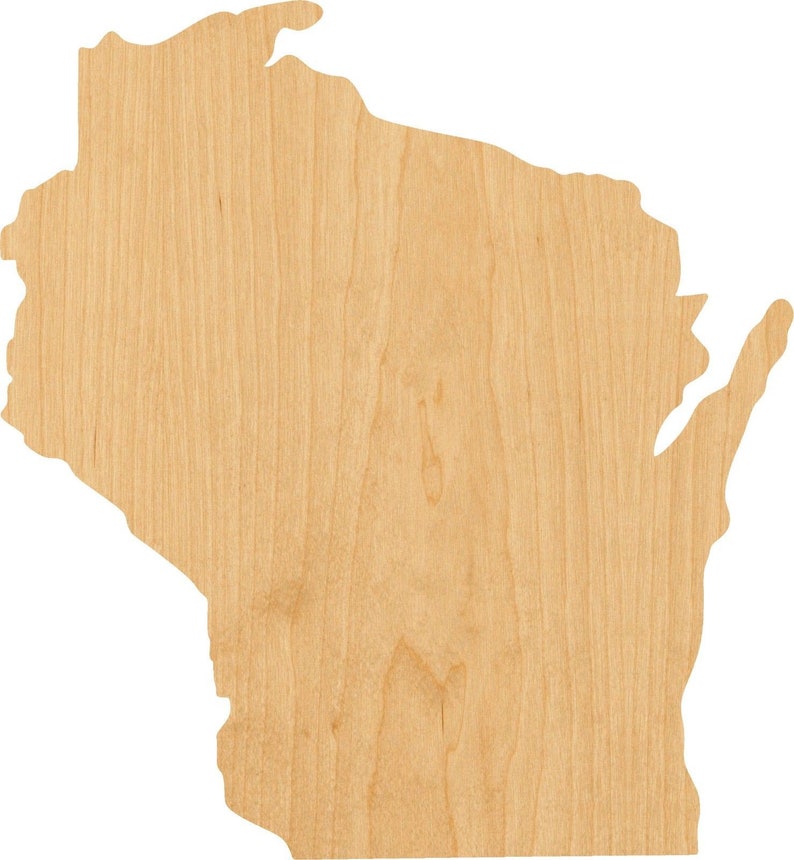 Wisconsin Wooden Laser Cut Out Shape Great for Crafting - Etsy