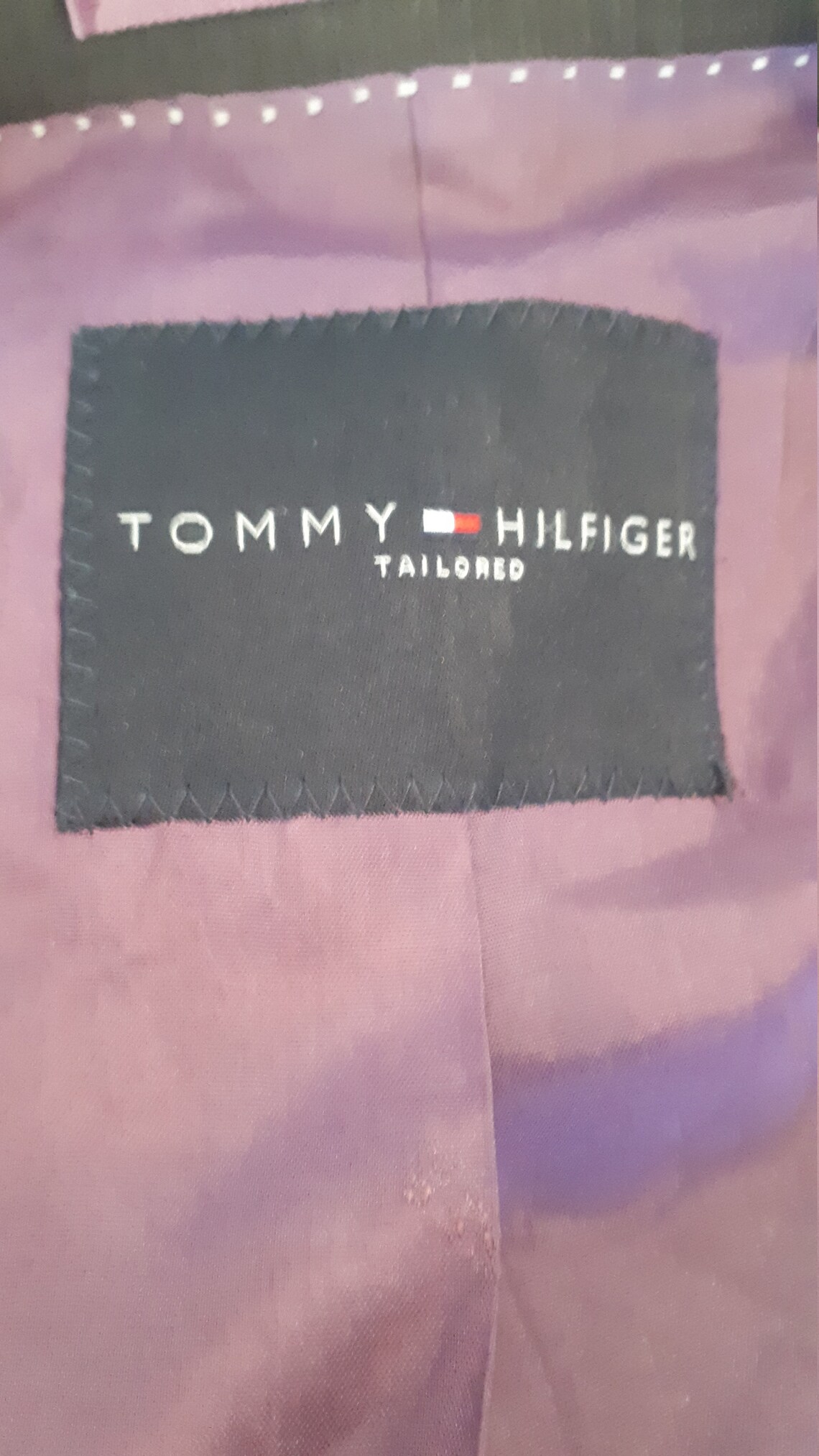 Vintage 90s Mens Jacket by Tommy Hilfiger Wool Grey Blazer With Double ...