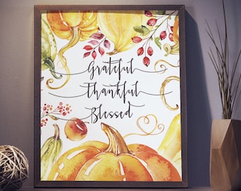 Thanksgiving art | Etsy