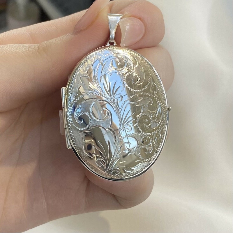Oval Locket Pendant - Etsy