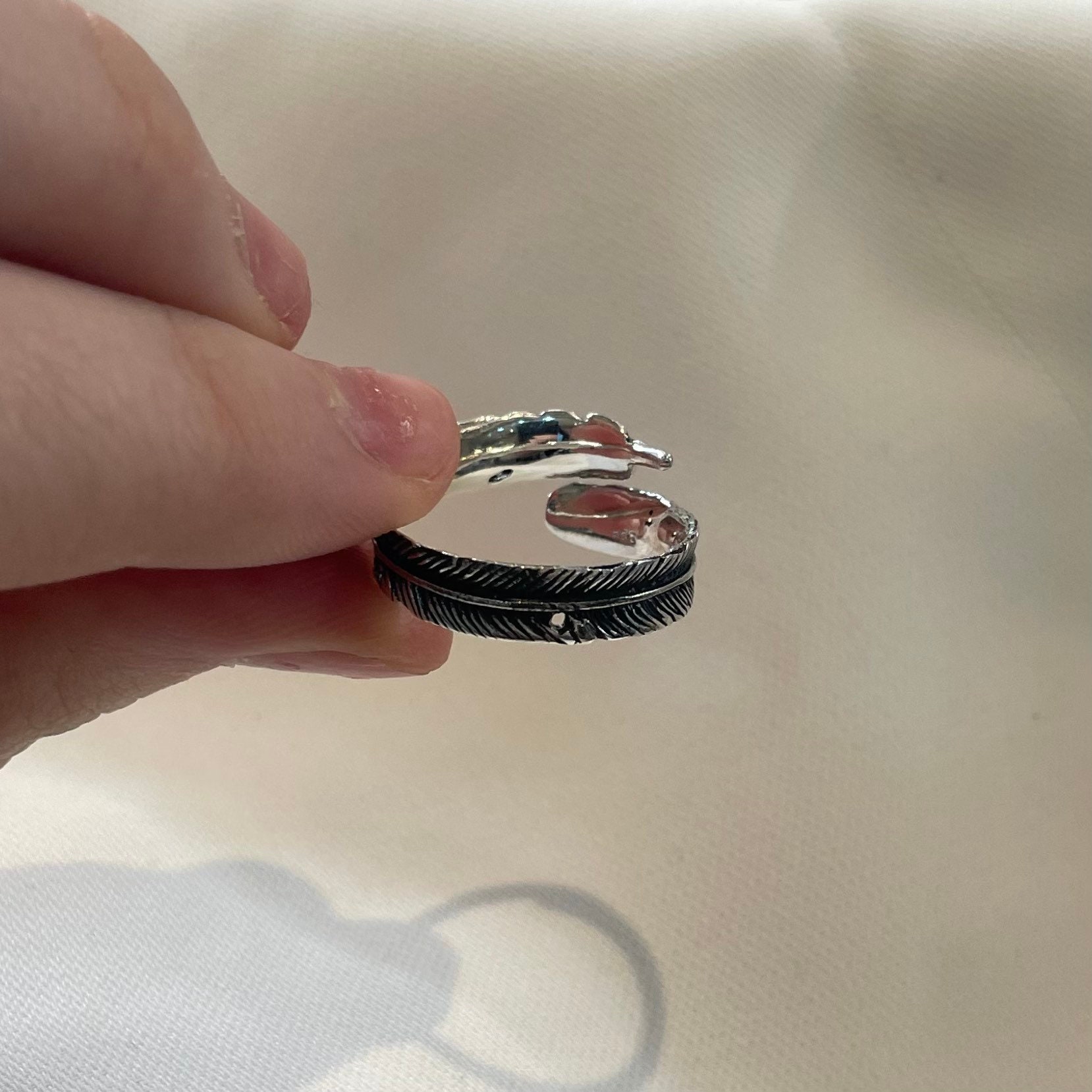 Feather Ring Minimal Ring Mens Ring Unisex Ring Unisex - Etsy