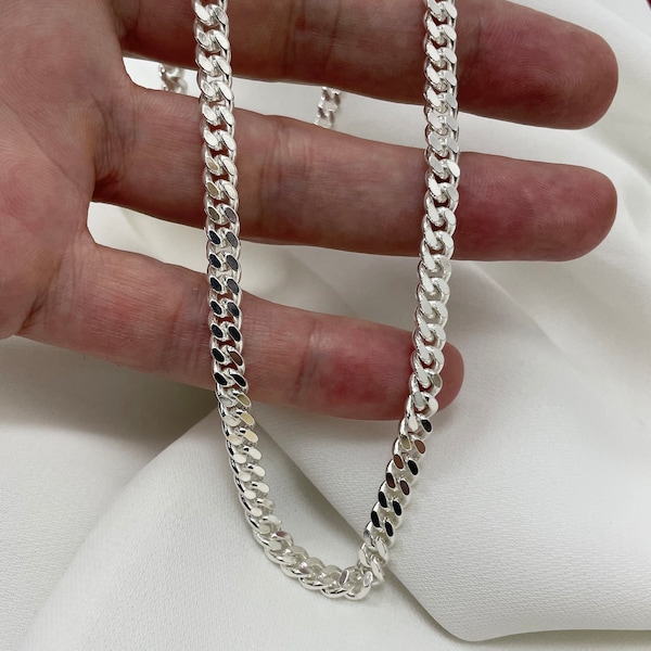 Thick Silver Chain - Etsy UK
