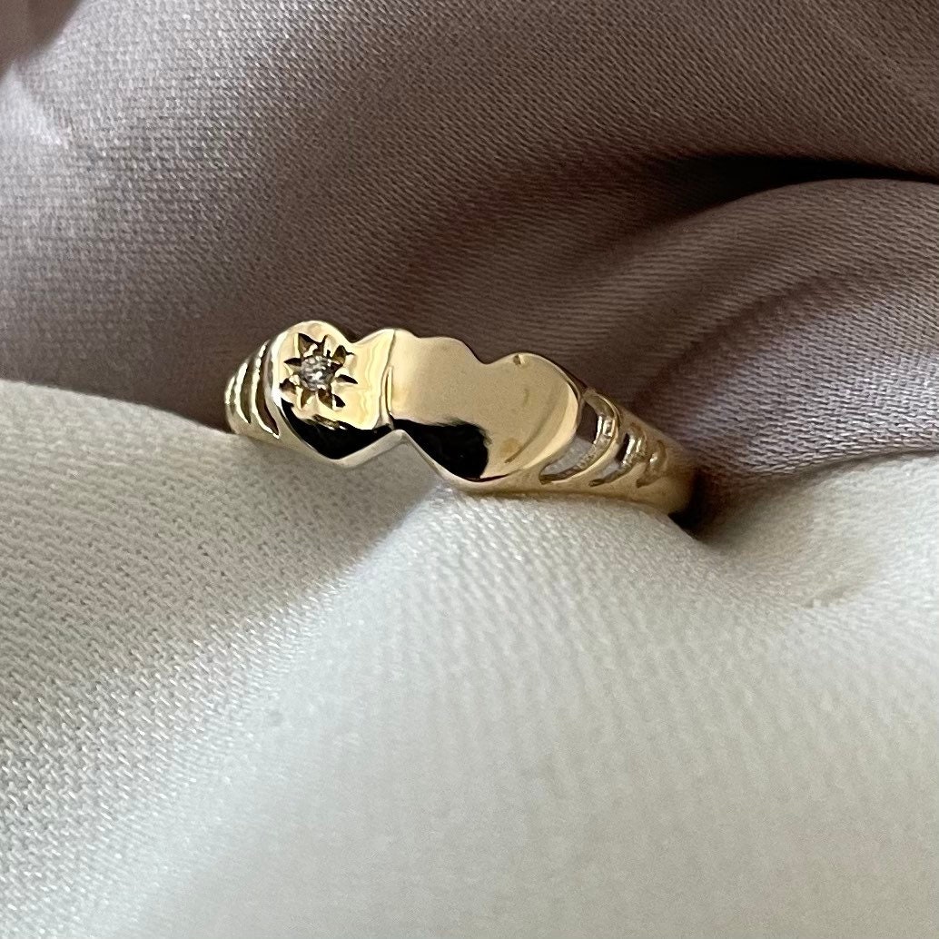 Genuine 9CT Yellow Gold Maidens' Ring Maidens' - Etsy