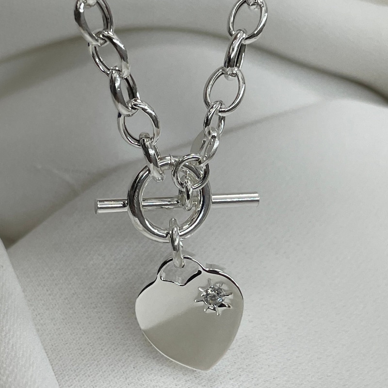 Silver Bar Pendant Big - Etsy UK