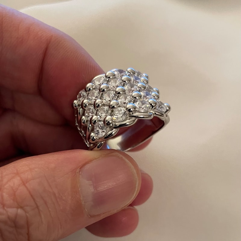 5 Row Keepers Ring - Etsy