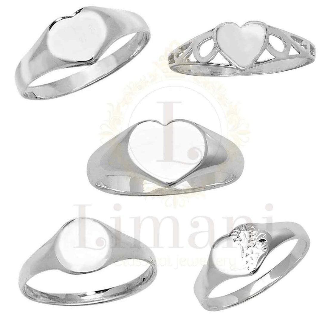 Babies 925 Sterling Silver Ring, Engraved Rings, Oval Rings, Kids ...