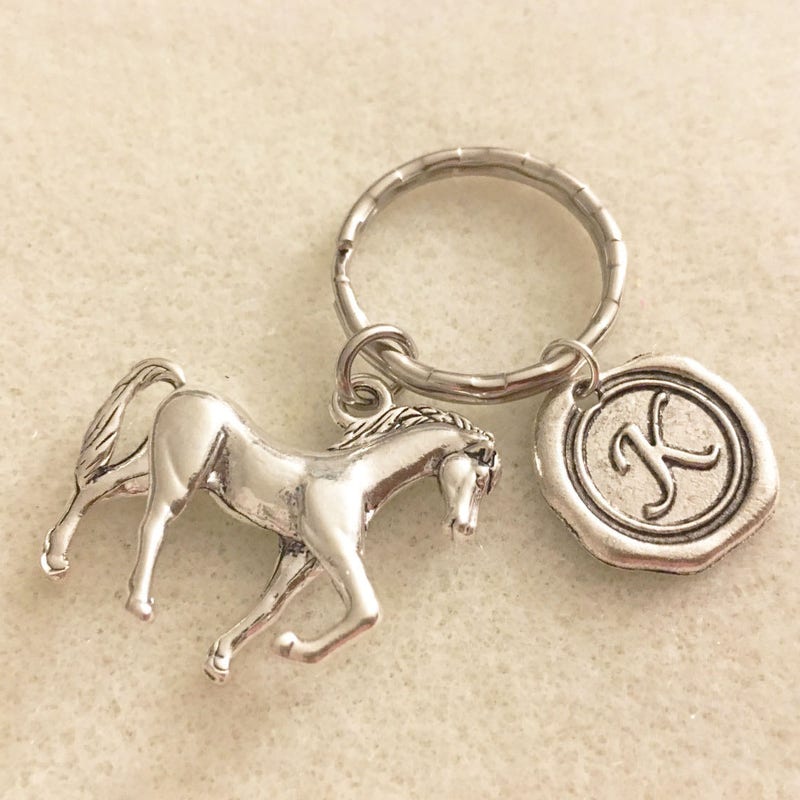 Horse Keychain - Etsy