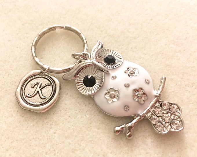 Genuine Handmade Leather Owl Key Chain - Etsy