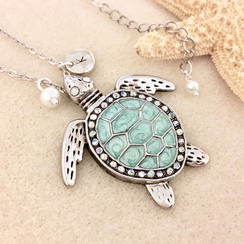 Turtle Tortoise Necklace - Etsy