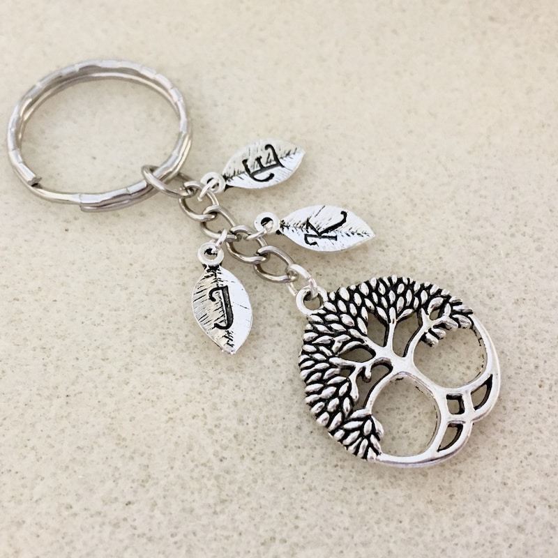 Tree Keychain - Etsy