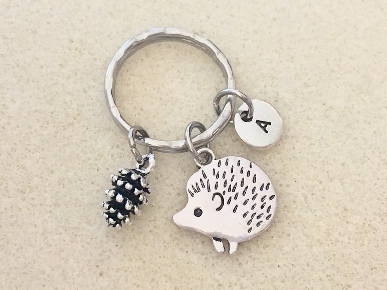 Hedgehog Gift Hedgehog Keychain Animal Lover Gift Hedgehog Key Chain ...