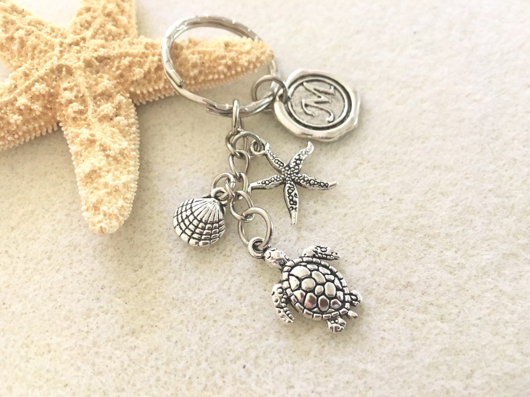 Sea Turtle Personalized Keychain Turtle Gifts Dreaming of the Sea ...