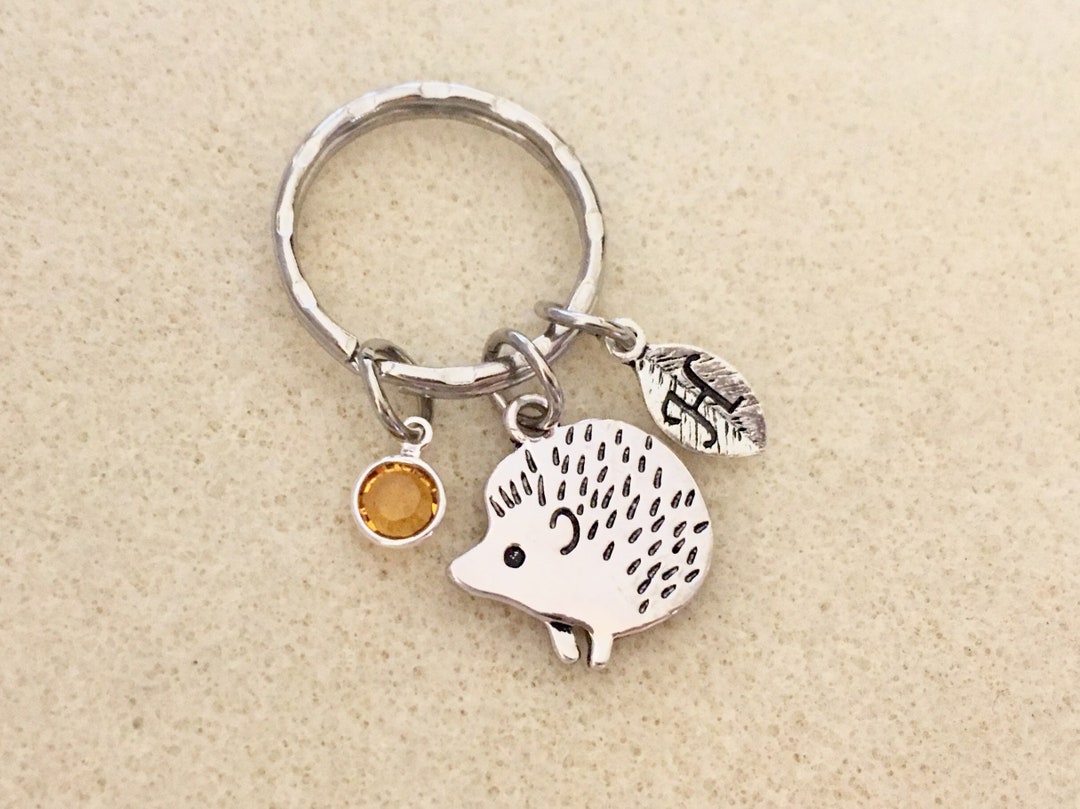 Hedgehog Gift Hedgehog Keychain Hedgehog Owner Gift Animal Lover Gift ...