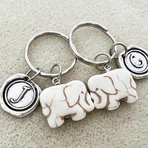 Couples Gift Set Stone Elephant Keychains Elephant Gifts Couples ...