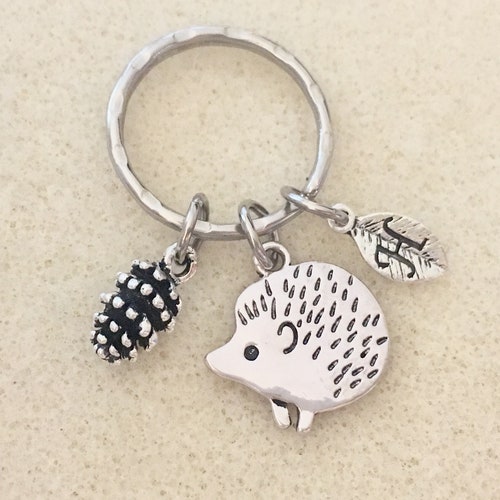 Hedgehog Gift Hedgehog Keychain Animal Lover Gift Hedgehog Key - Etsy