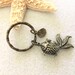 Personalized Gold Fish Keychain Sea Life Keychains Beach Keychain Ocean ...