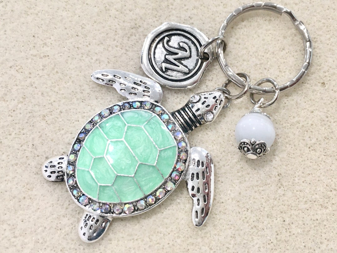 Sea Turtle Keychain Sea Turtle Gifts Sea Turtle Key Chain Beach ...