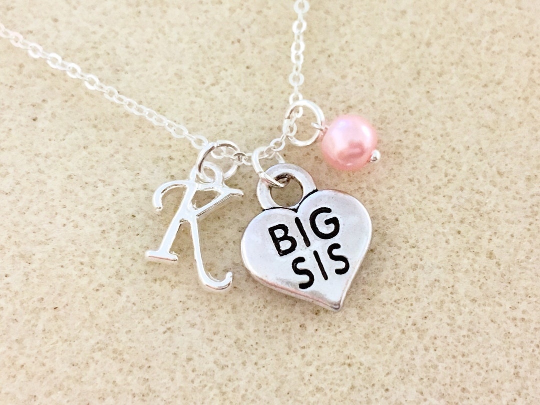 Big Sister Gift From New Baby Announcement Future Big Sis Necklace New ...