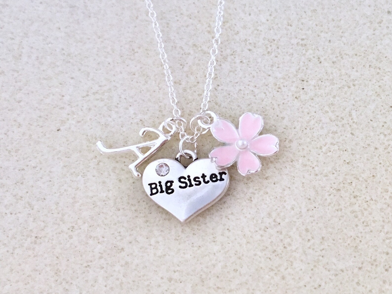 Personalized Big Sister Necklace Big Sister Gift From New Baby - Etsy