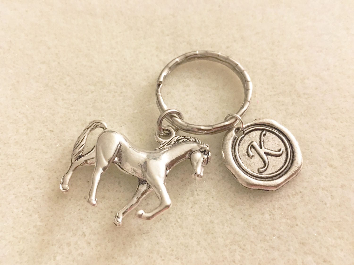 Personalized Horse Keychain Horse Lovers Gifts Horse Jewelry Horse ...