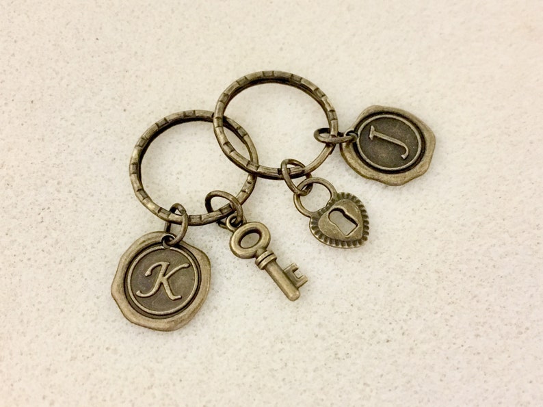 Lock Key Keychain Couples Gift Couple Keychains Set Couple - Etsy