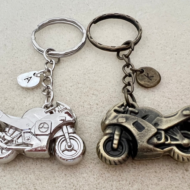 Motorcycle Keychain - Etsy