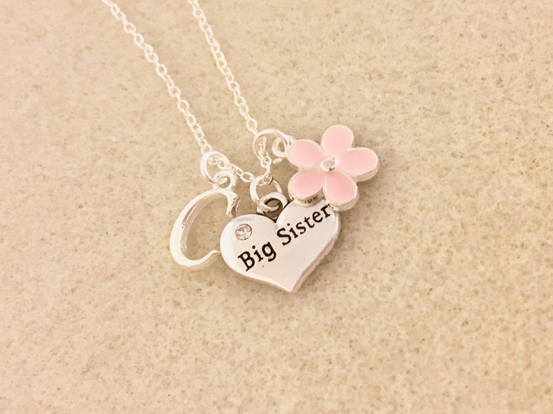 Personalized Big Sister Necklace for Girl Big Sister Gift From New Baby ...