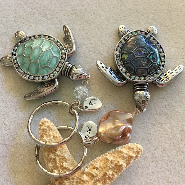 Turtle Keychain - Etsy