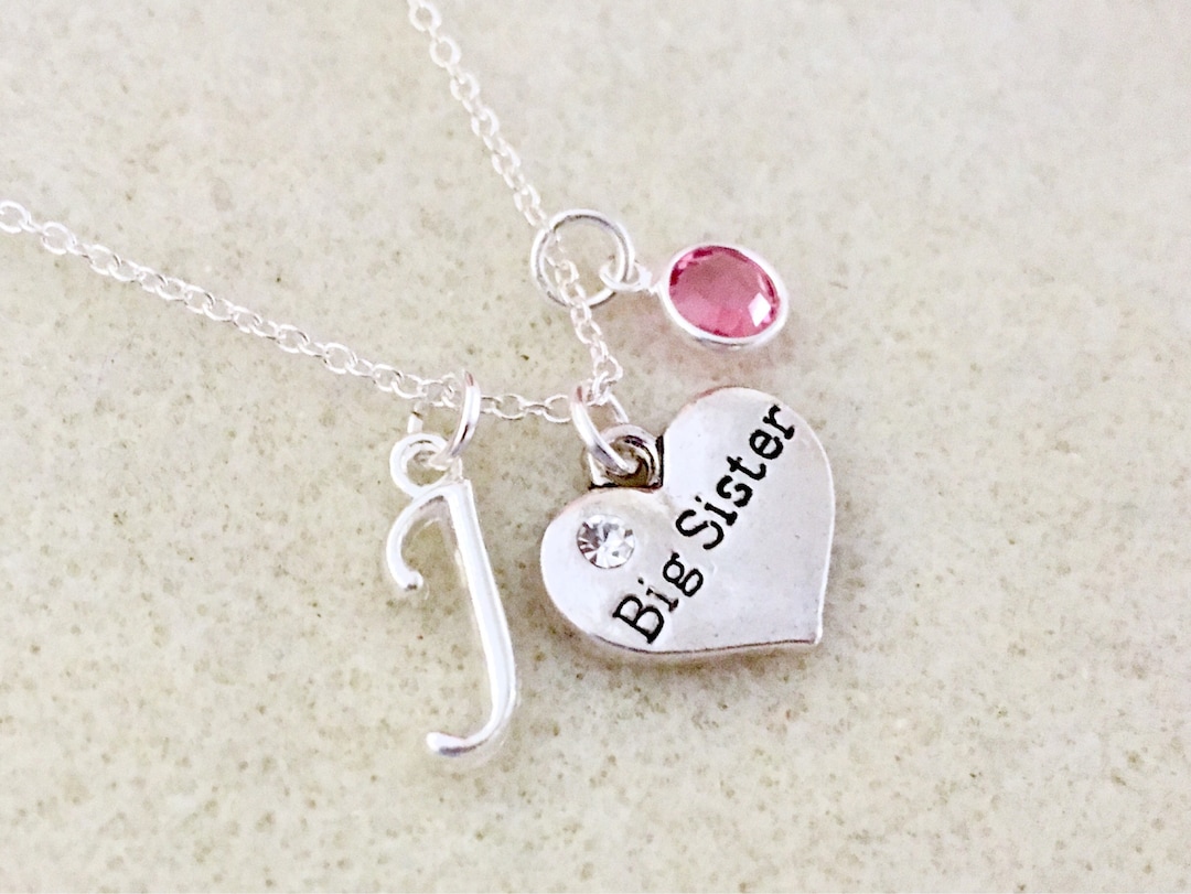 Personalized Big Sister Necklace Big Sister Gift for Big Sister ...
