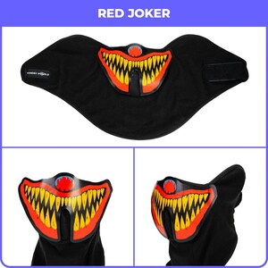 Joker LED Sound Reactive Mask , EDM Festival Mask – Rave Outfit ...