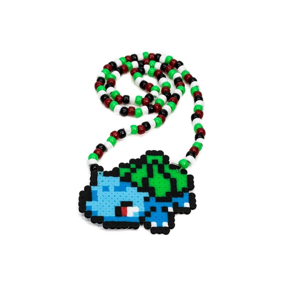 Bulbasaur Custom Perler Necklace - Etsy