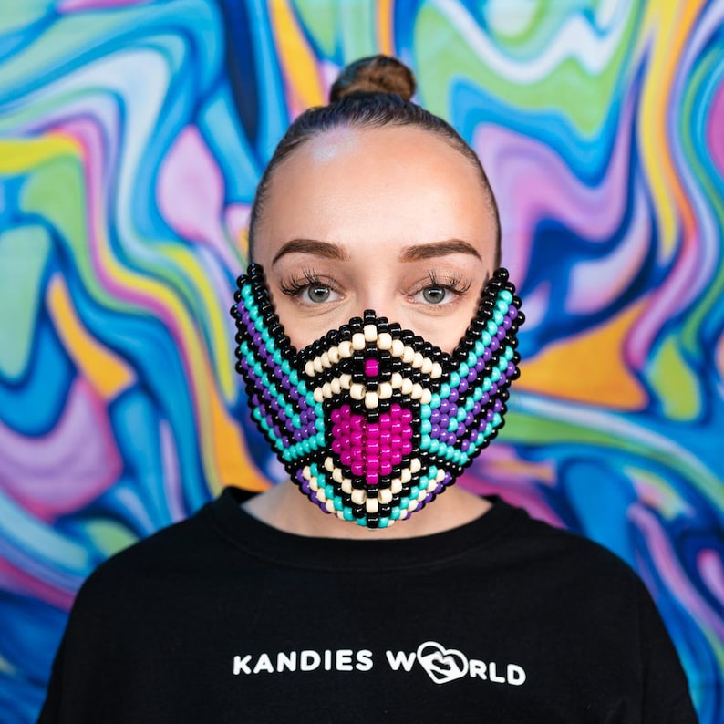 Stardust Full Face Kandi Mask | Etsy