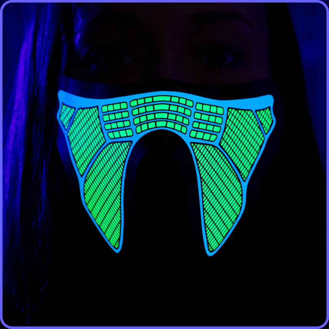 Subzero LED Sound Reactive Mask - Etsy