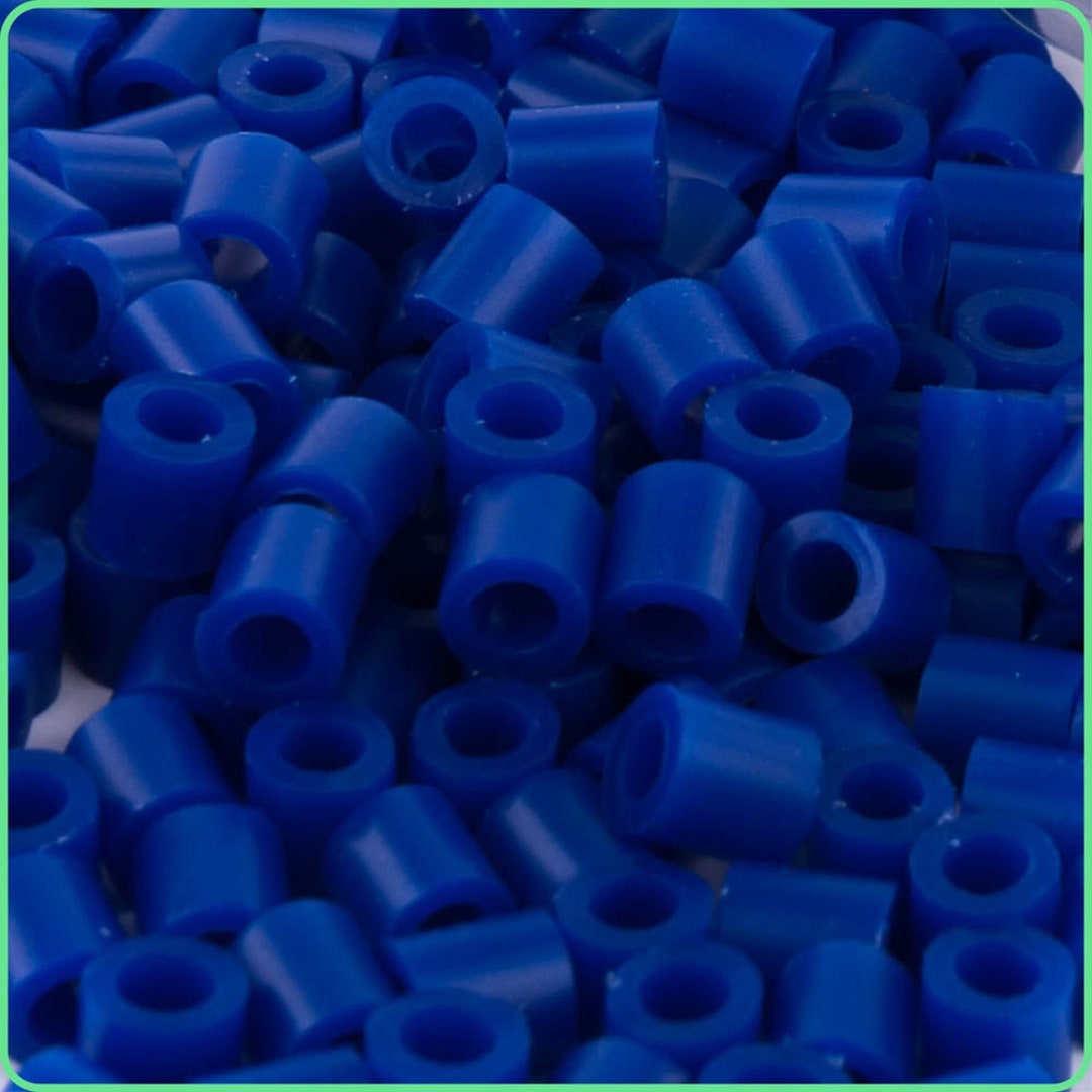 Navy Blue Fuse Beads - 5x5mm - 1000/pack , DIY Craft Kit Supplies, Iron ...