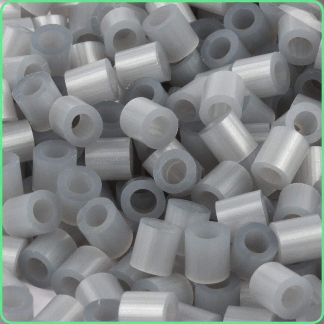 Shiny Silver Grey Fuse Beads - 5x5mm - 1000/pack , DIY Craft Kit ...