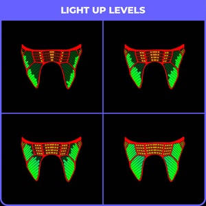 Subzero LED Sound Reactive Mask, EDM Festival Mask – Rave Outfit ...