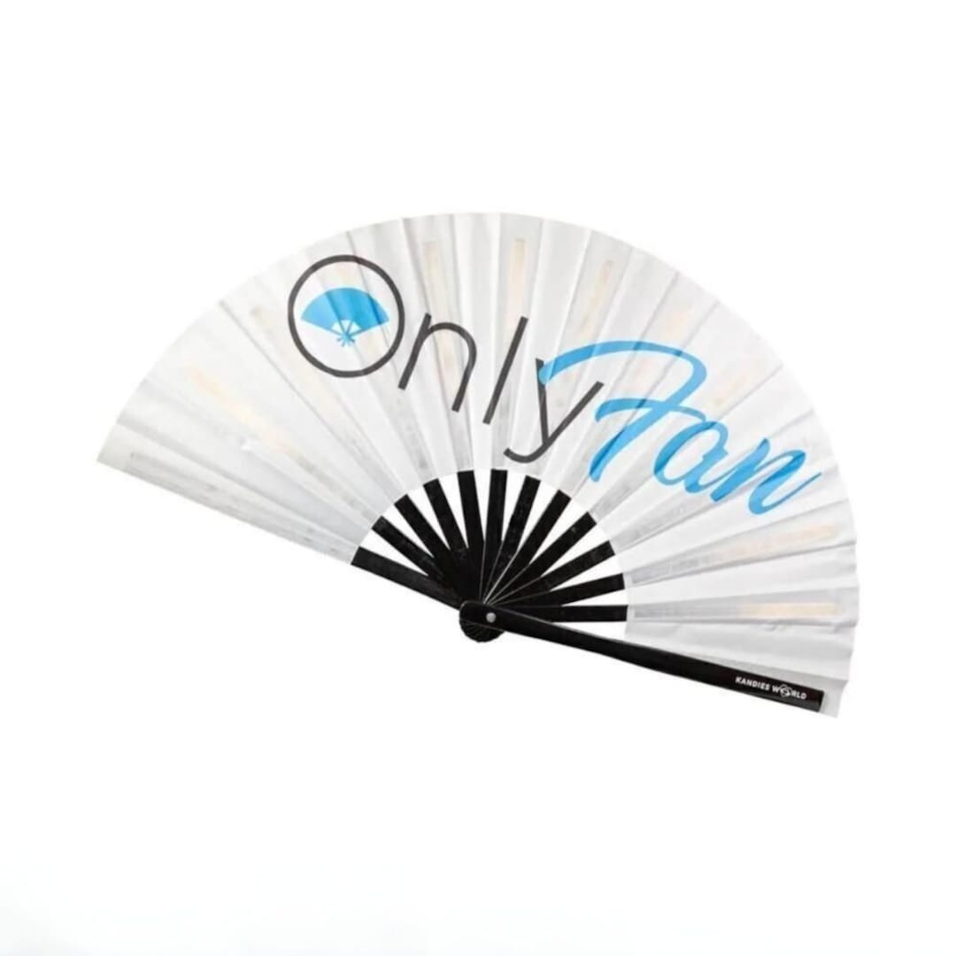 Onlyfan - Custom Festival Folding Hand Fan - Large Bamboo Fan - Rave Accessories - Festival ...