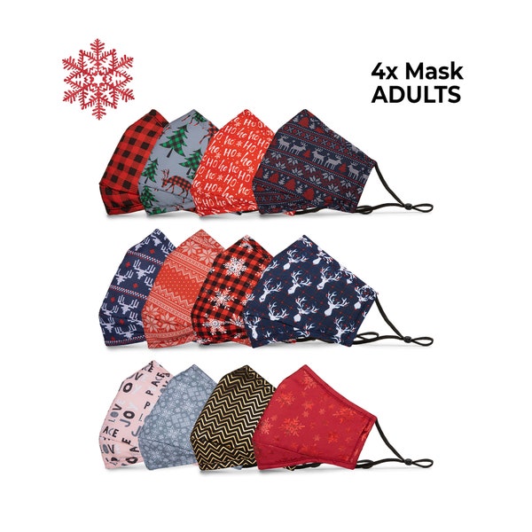 Christmas Face Mask - Etsy