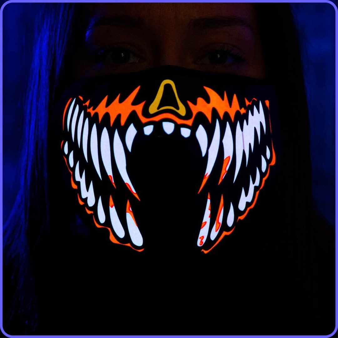Venom LED Sound Reactive Mask - Etsy