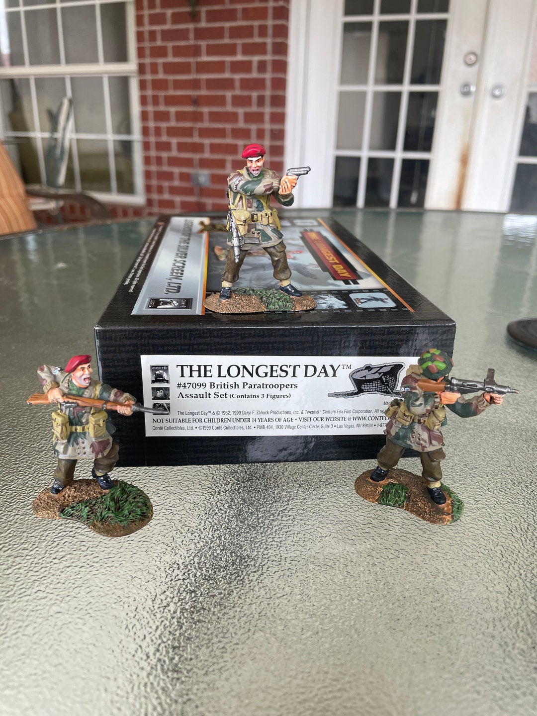 Conte the Longest Day British Paratroopers Assault Set Metal Painted ...