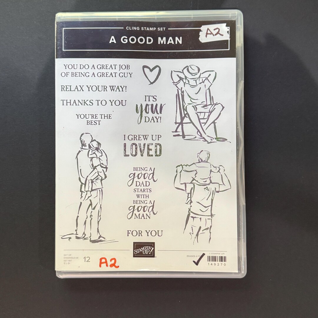 A Good Man Stampin’up! Masculine Dad Themed Stamp Set Lightly Used ...